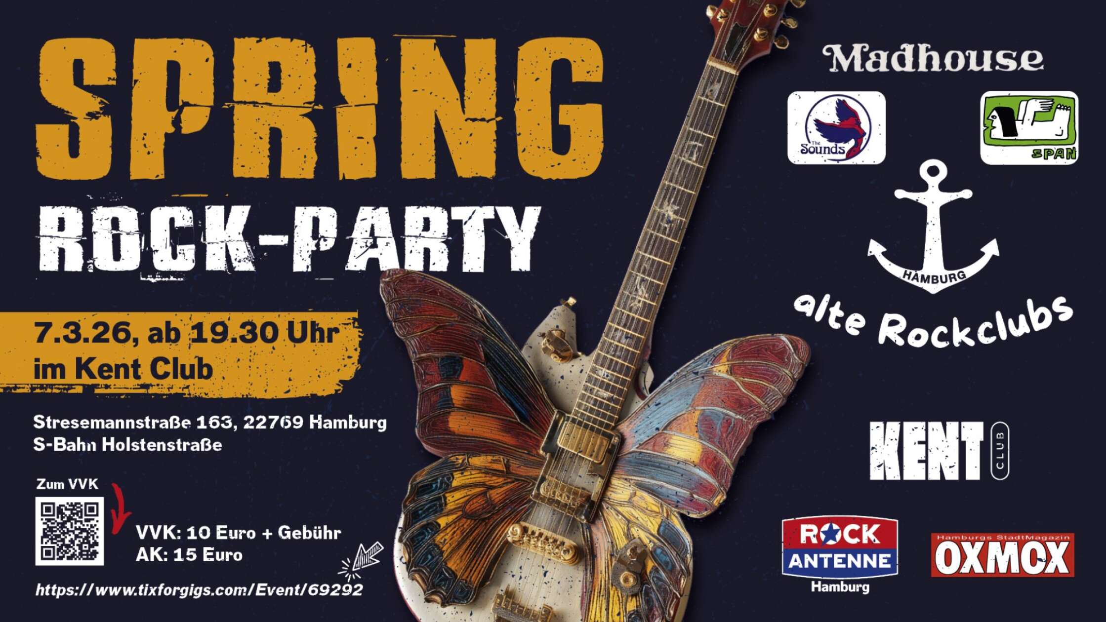 07.03.2026: Spring Rock Party | ROCK ANTENNE Hamburg